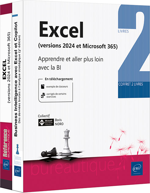Coffret livres Excel (versions 2024 et Microsoft 365) - Coffret de 2 livres : Apprendre et aller ...